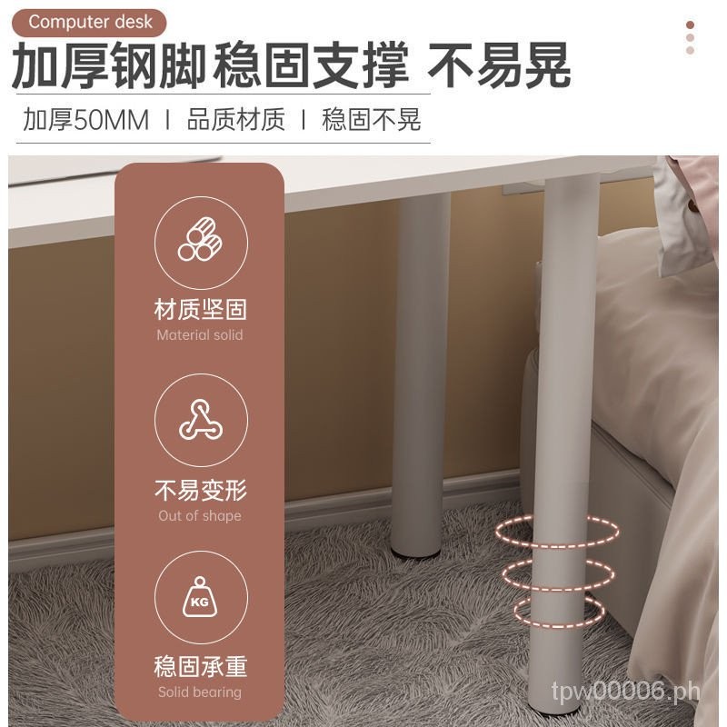 Study Writing Desk Simple Computer Desk Desktop Home Long Small Table Bedroom Desk Single Drawer ...