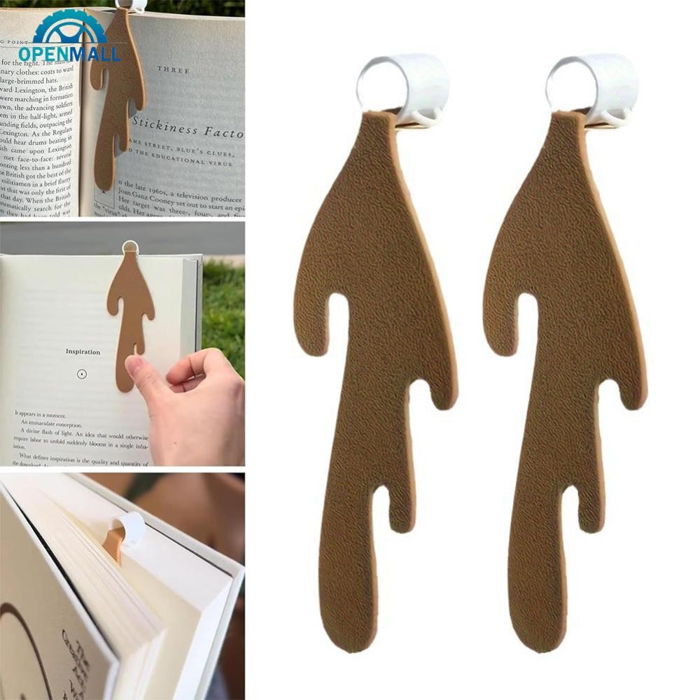 OPENMALL Cute Spilled Coffee Bookmark Corner Marker For Reading Funny ...