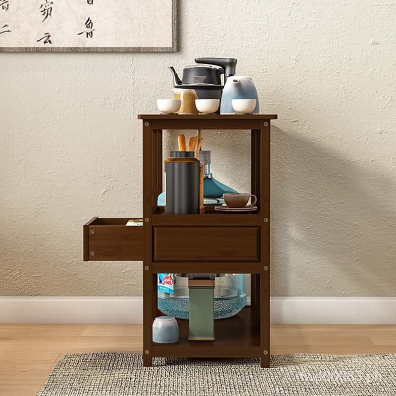 Mobile Tea Cart Small Tea Table Tea Making Household Tea Set Integrated ...