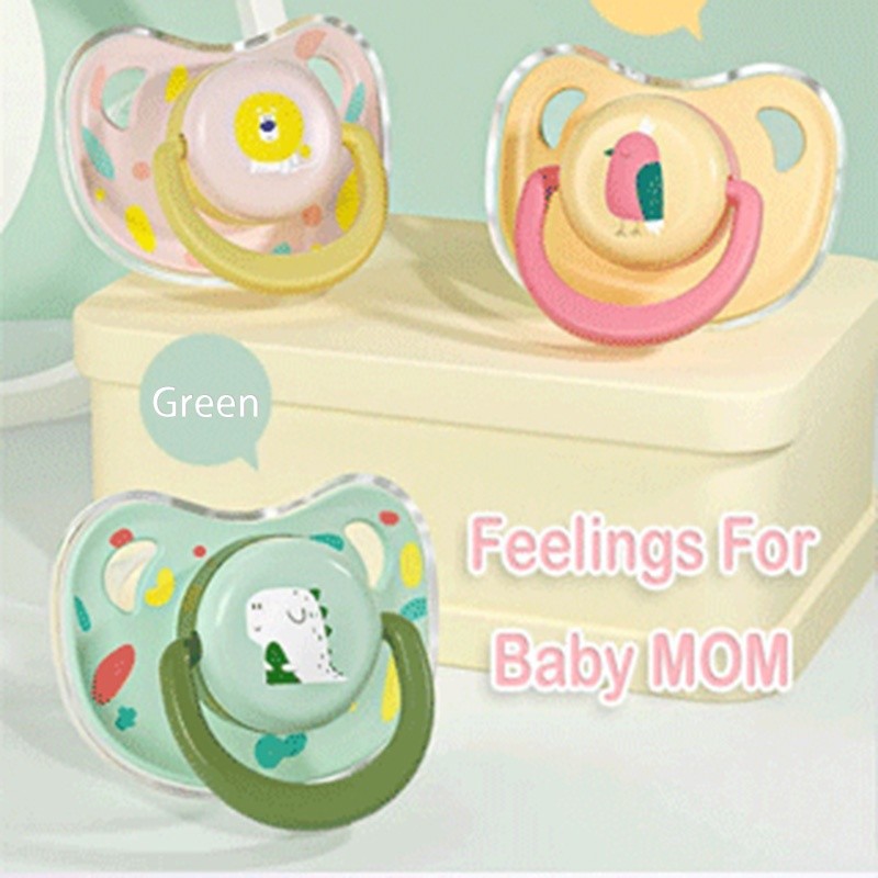 Newborn Pacifier Europe Imported Dust-proof Flat Head Pacifier To ...