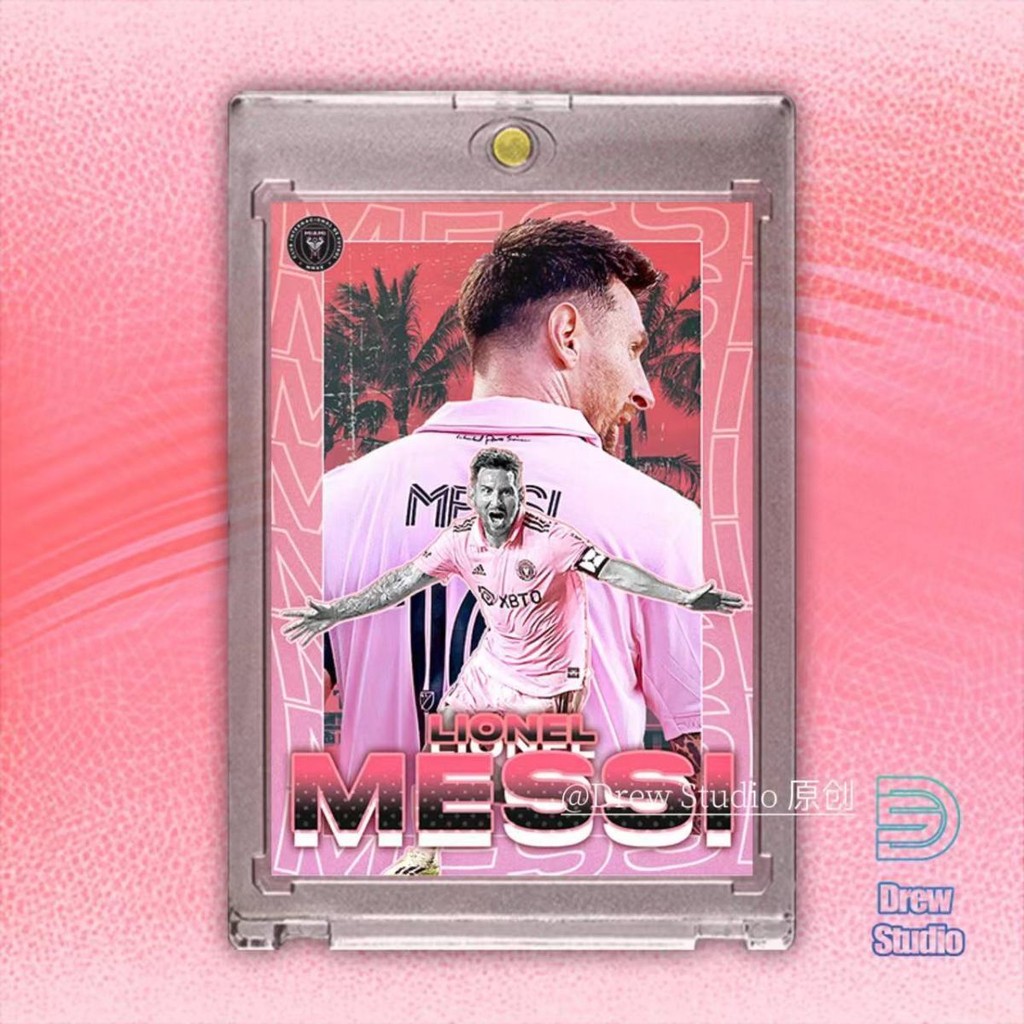 Argentina Football Star Messi Miami Card Crafting Cards Christmas ...