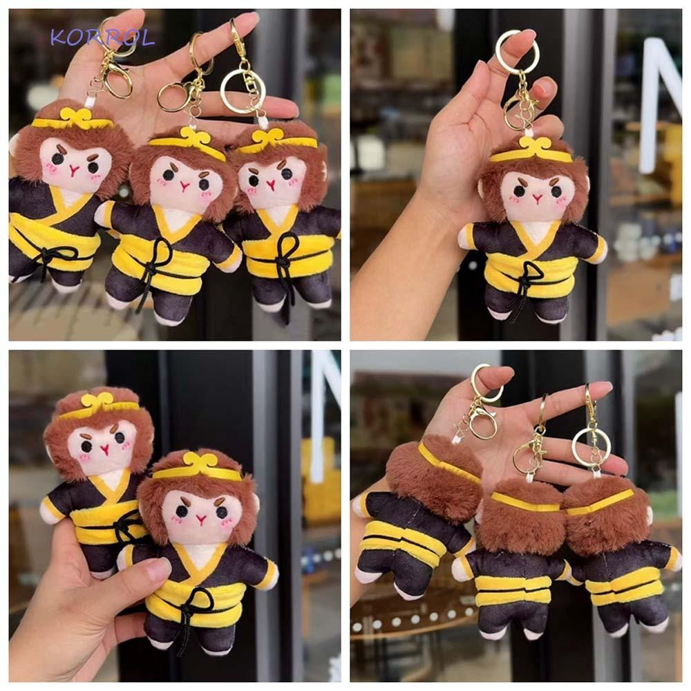 KORROL Black Myth Wukong Keychain, 3A Game Cartoon Wukong Stuffed Dolls ...