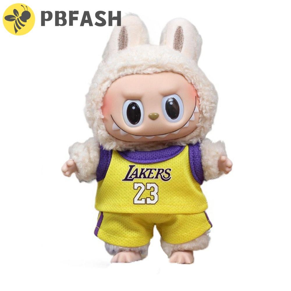 PBFASH Labubu Doll Clothes, Basketball Sports Labubu Plush Doll Outfit ...