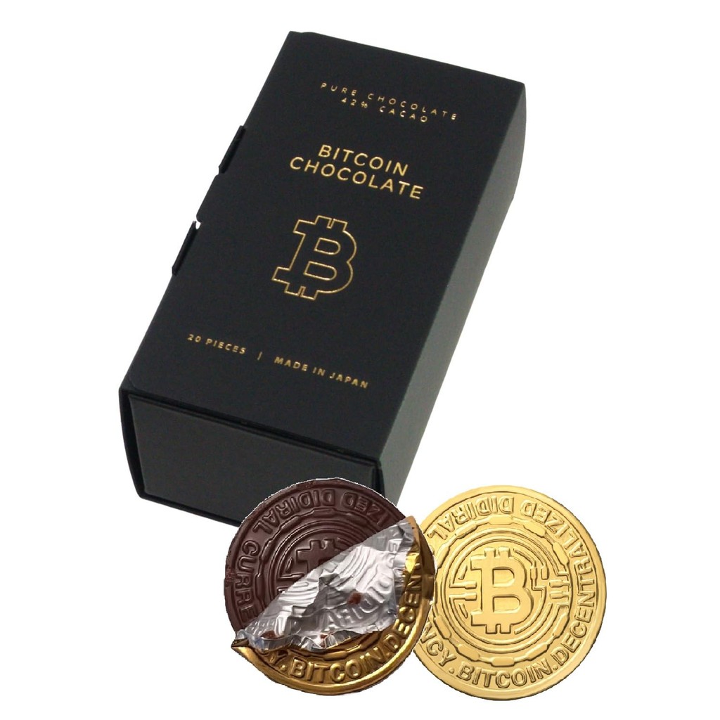 Bitcoin Chocolate 20 pieces coin chocolate gold coin chocolate pure ...