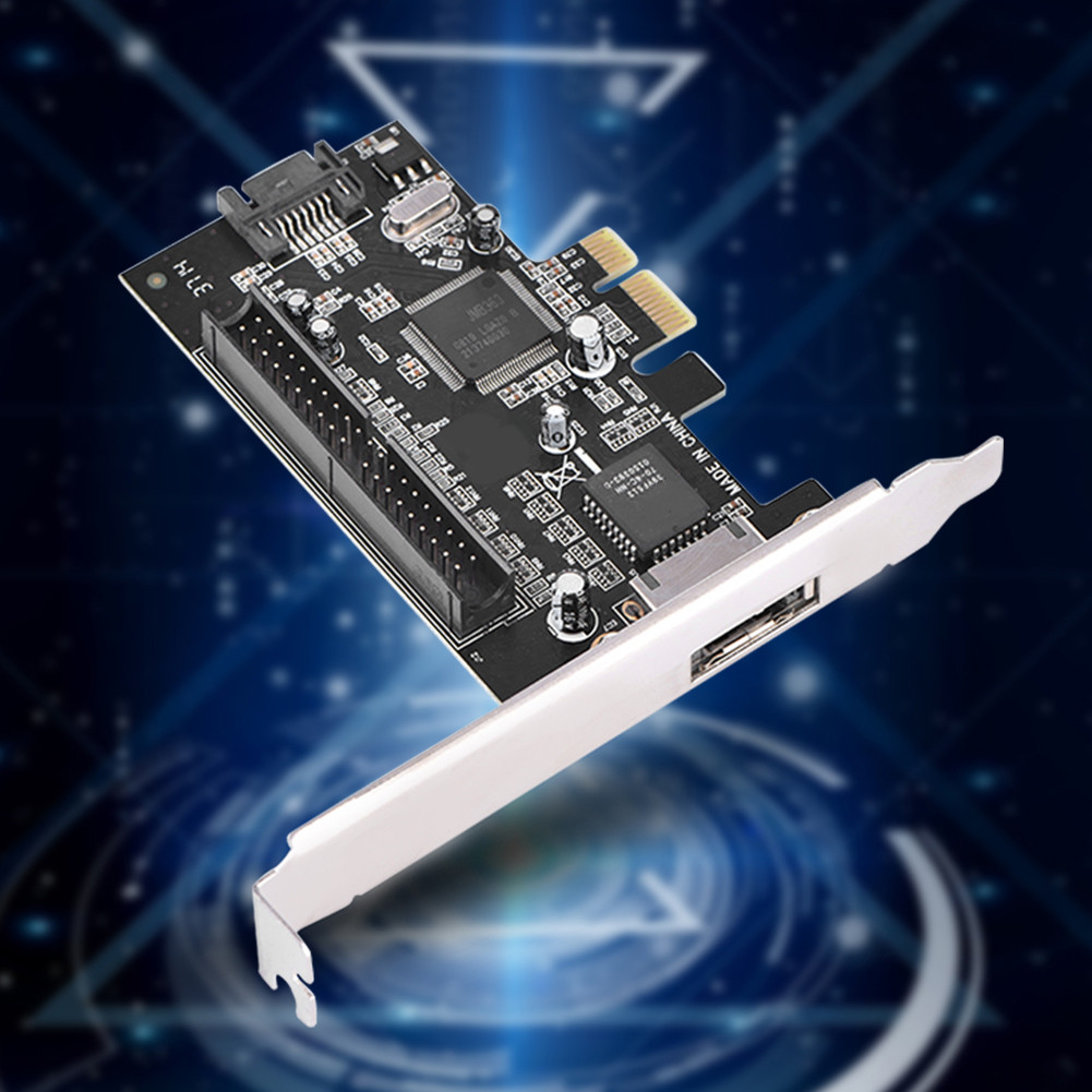 Tominihouse PCIe PCI Express to IDE ATA133 + SATA II ESATA Raid ...