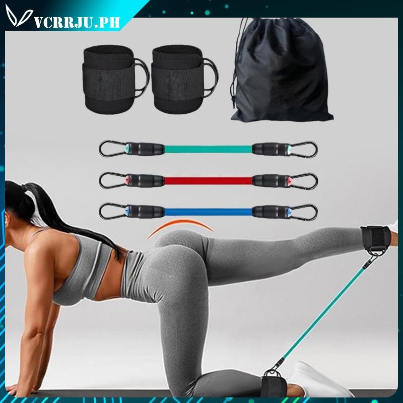 [vcrrju] Ankle Resistance Bands with Cuffs 3 Different Levels ...