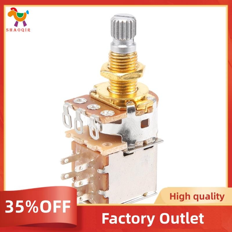 Hot Sale Guitar Pots 500K Short Split Shaft Audio Taper Push/Pull ...