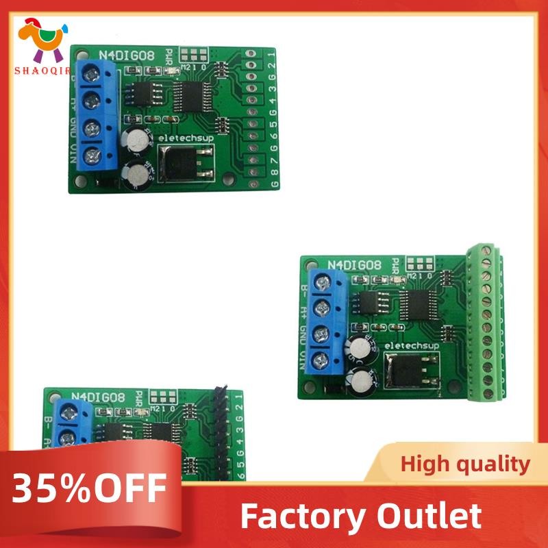 Hot Sale 8Ch Input/Output Digital Switch TTL LvTTL CMOS RS485 IO Control Module Modbus Rtu Board ...