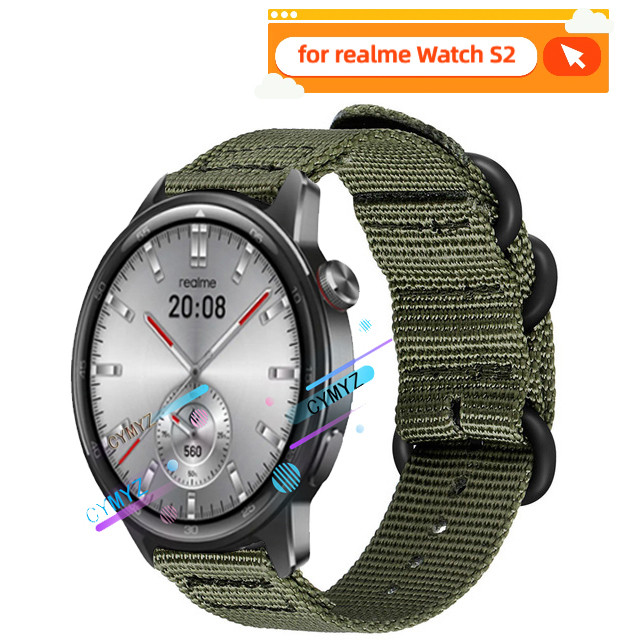 realme Watch S2 strap Nylon strap realme Watch S2 Pro Smart Watch strap ...