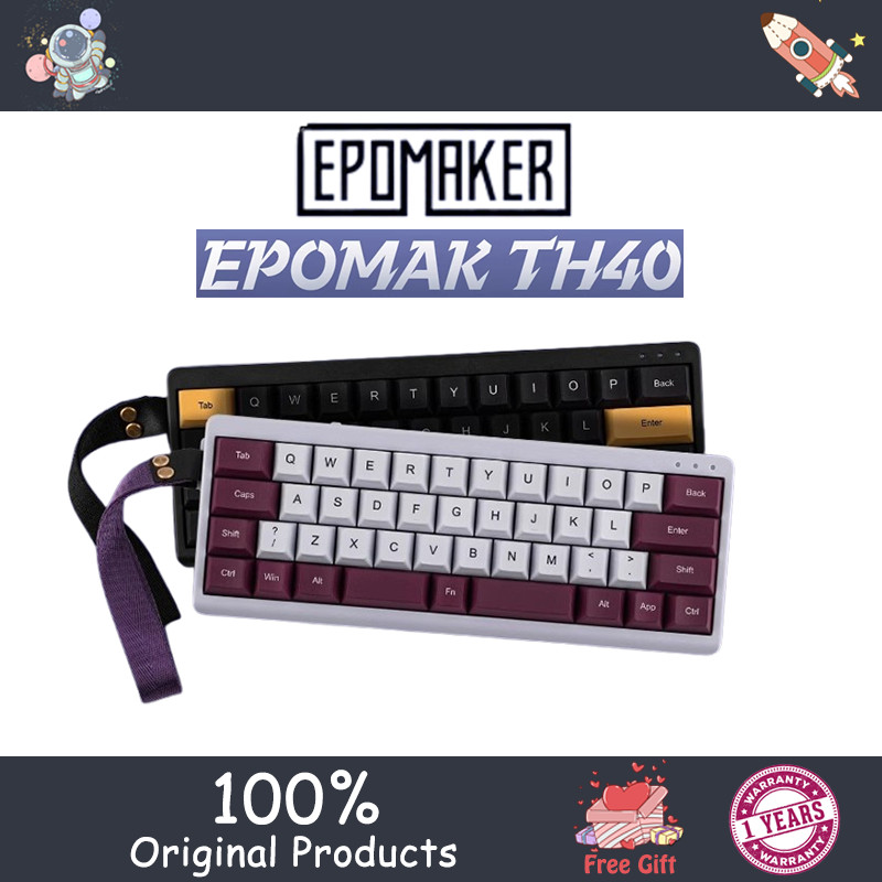 EPOMAKER TH40 Customized mechanical keyboard with 40% configuration, Bluetooth wireless VIA ...