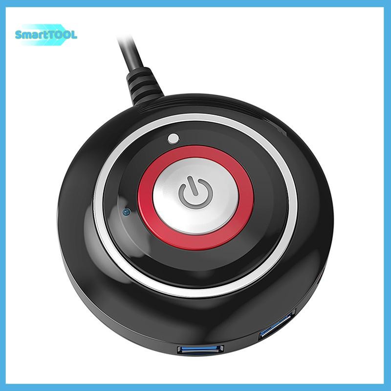 UTZN> Computer Desktop Switch Button With Dual USB Audio Desktop Host ...