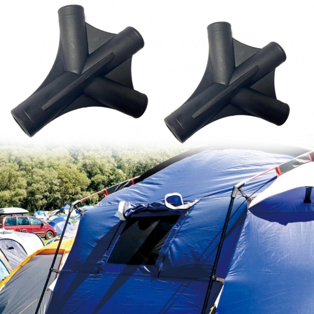 Camping Tent Pole Joint Black Color Durability Easy To Use Inner ...