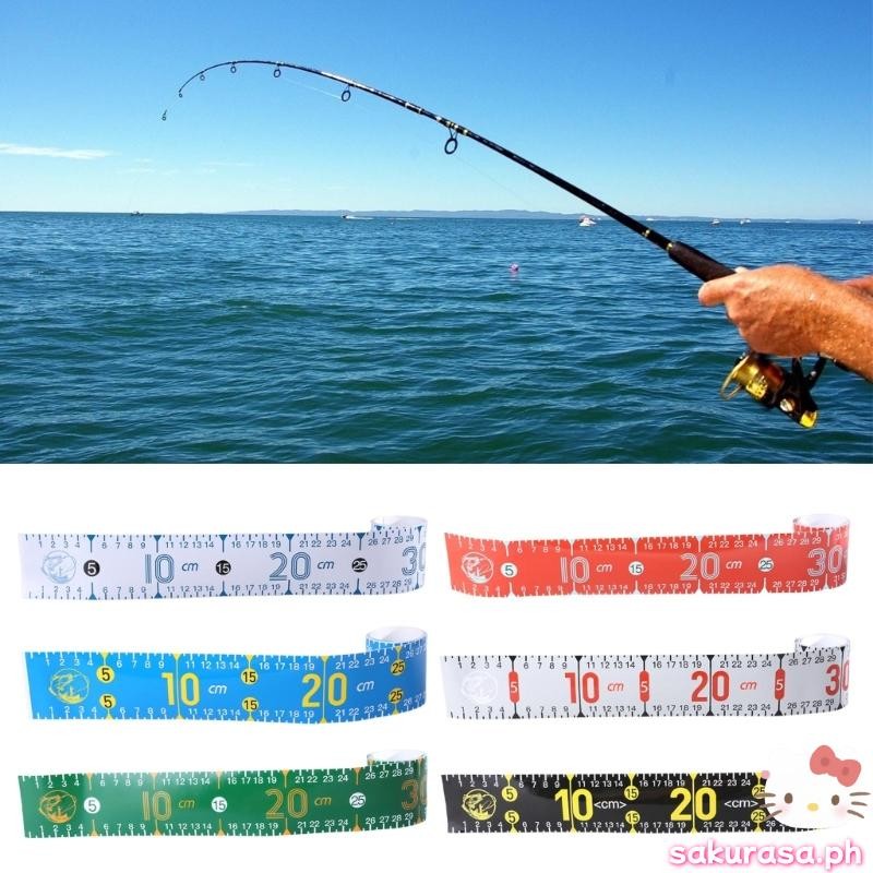 SAK Fish Measuring Fishing Ruler Adhesive Fish Ruler 51Inch Fish ...