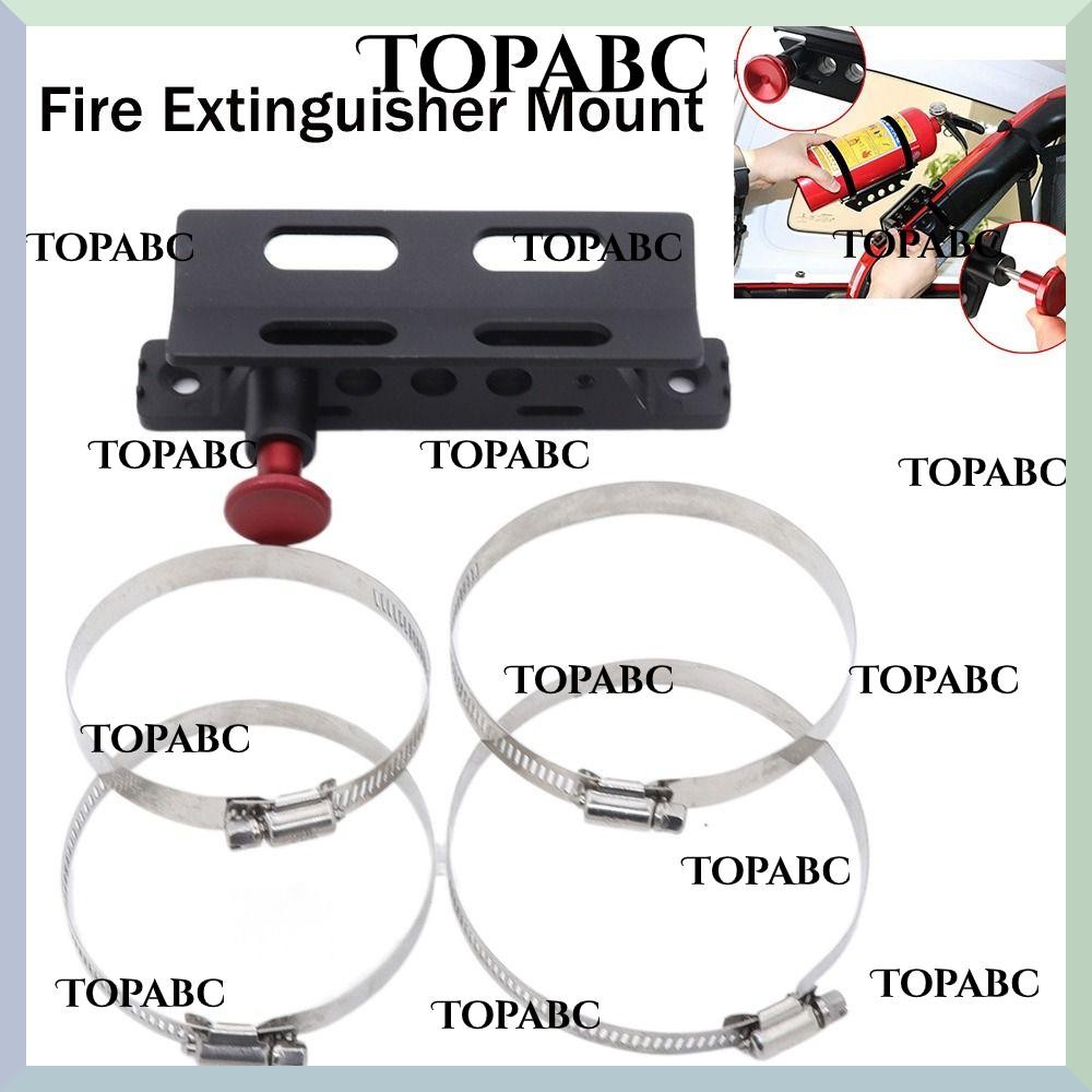 TOPABC Fire Extinguisher Mount, Universal Adjustable Mounting Fire ...