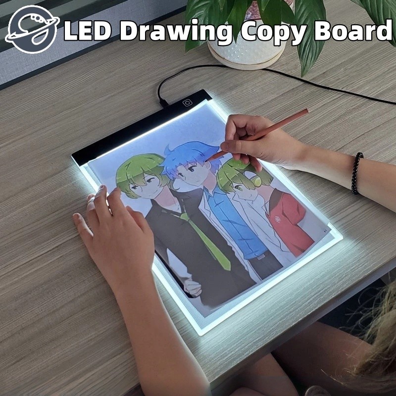 LED Light Pad Copy Board Light Drawing Table Animation Sketching ...