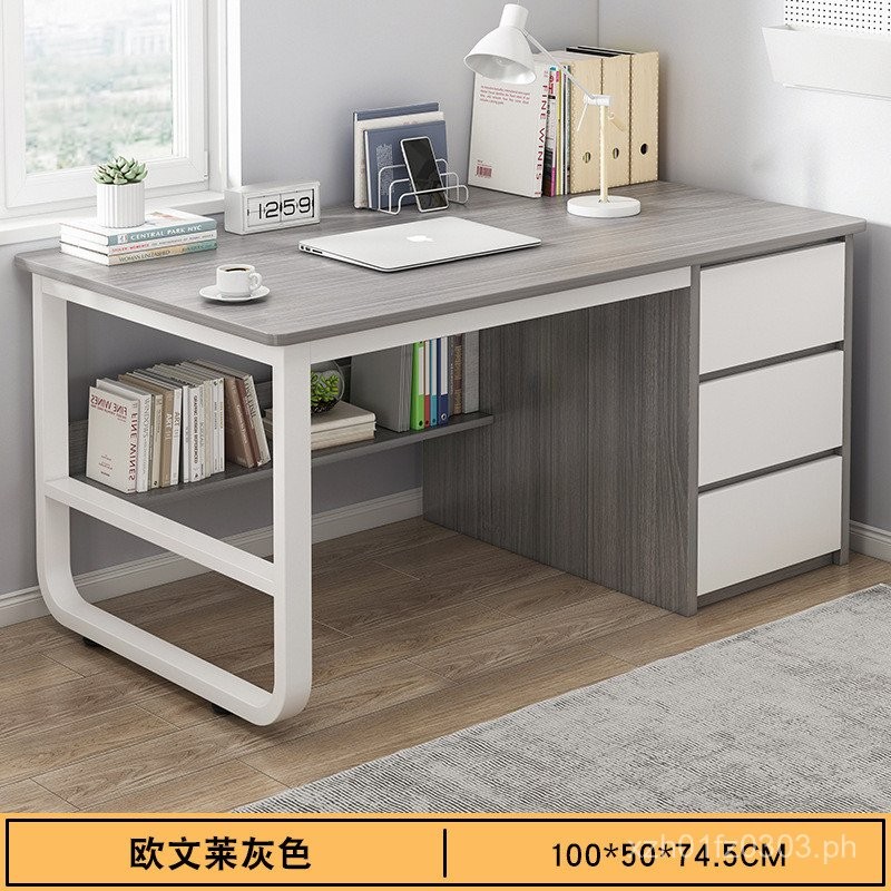 Desktop Home Writing Study Desk Workbench Office Desk Computer Desk ...