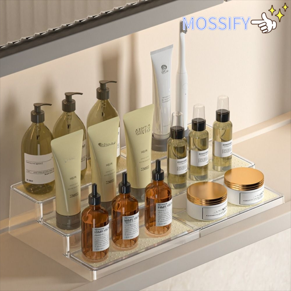 MOSSIFY Kitchen Spices Riser Ladder Shelf, Scalable Storage Perfume ...