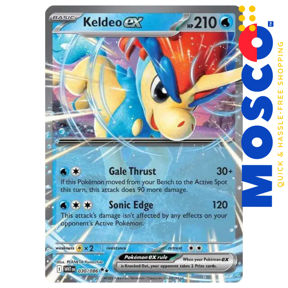 Keldeo Ex - 030/086 White Flare | Pokemon TCG | Shopee Philippines