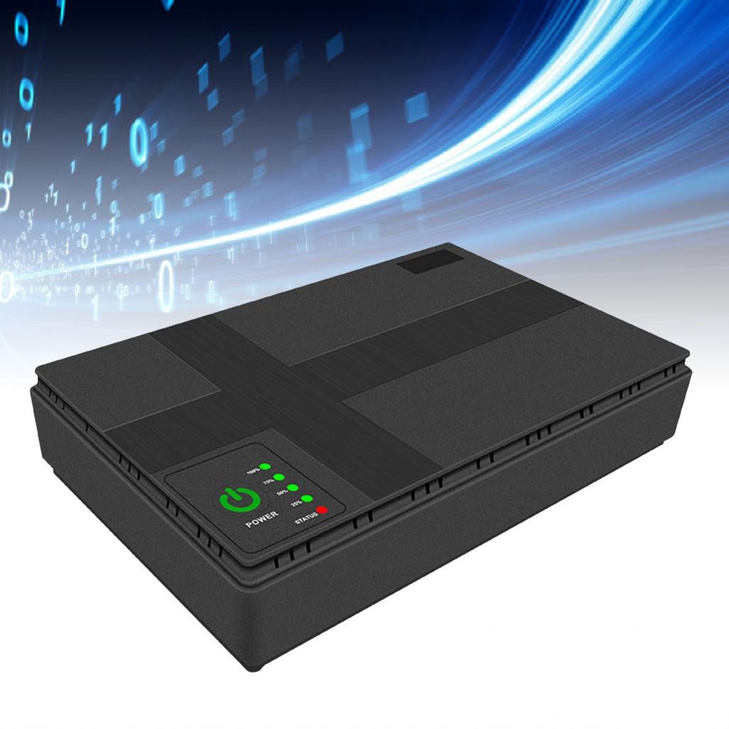 andoer-PH Uninterruptible Power Supply 8800mAh Battery Mini UPS Backup ...
