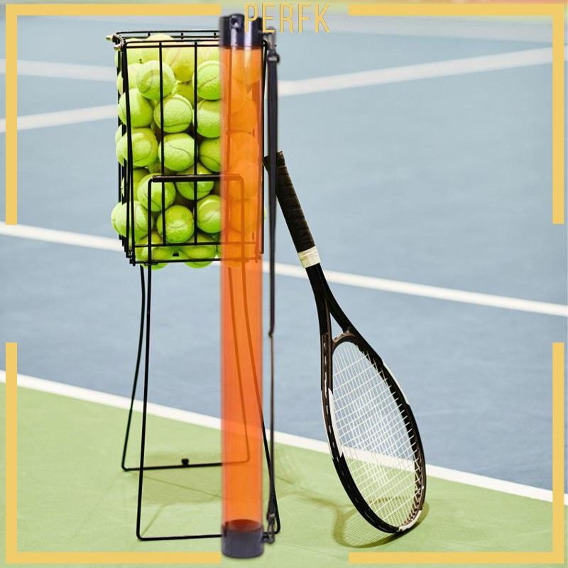 [Perfk] Tennis Ball Picker, Pickleball Retriever Tube, Multi-Function ...