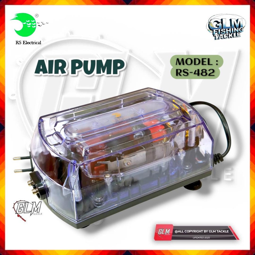 RS ELECTRICAL AIR PUMP RS-482 FOR AQUARIUM | Shopee Philippines