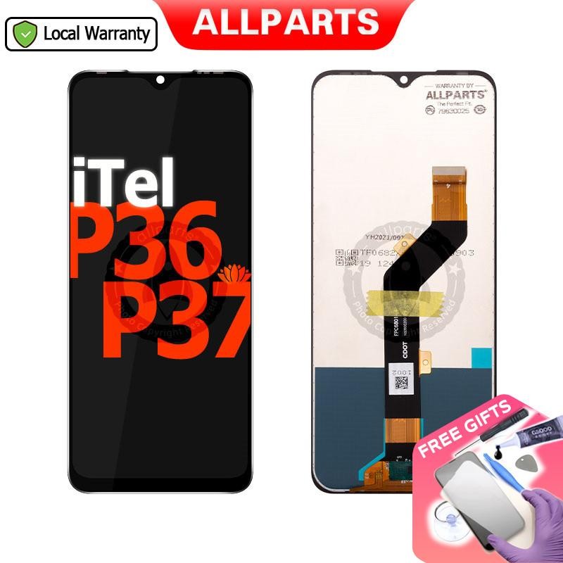 Allparts Display for iTel P36 Pro / P37 LCD Touch Screen Digitizer ...