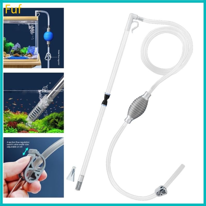 Fuf Aquarium Siphon Water Changer Fish Tanks cleaner Siphon Aquarium ...