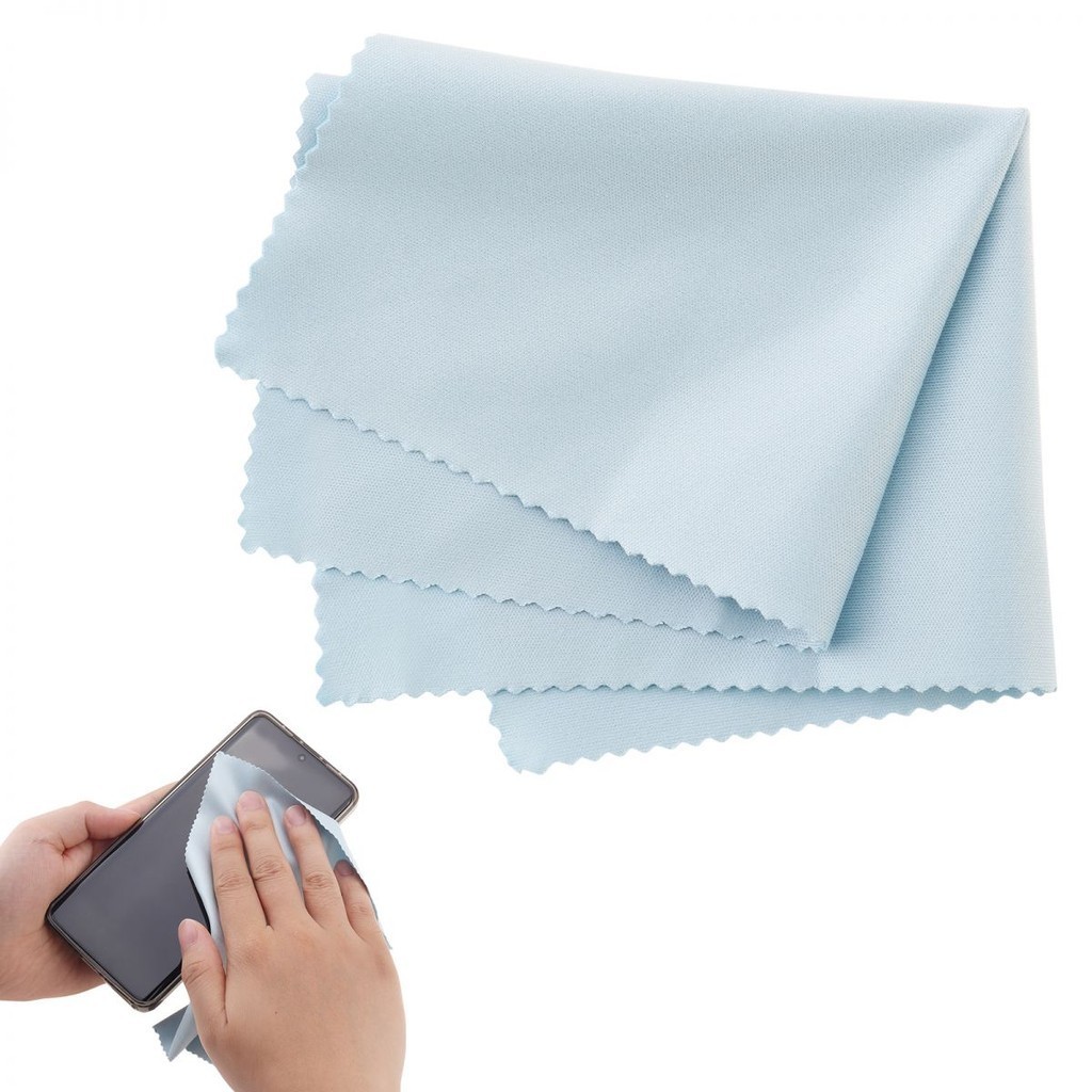 Blue Microfiber Lint Free Eyeglass Cleaning Cloth for Glass / Jewelry ...