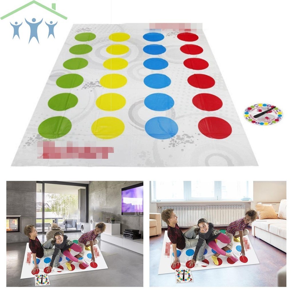 Twister Dance Mat Exercise Twister Moves Mat Multiple Players Rotation ...