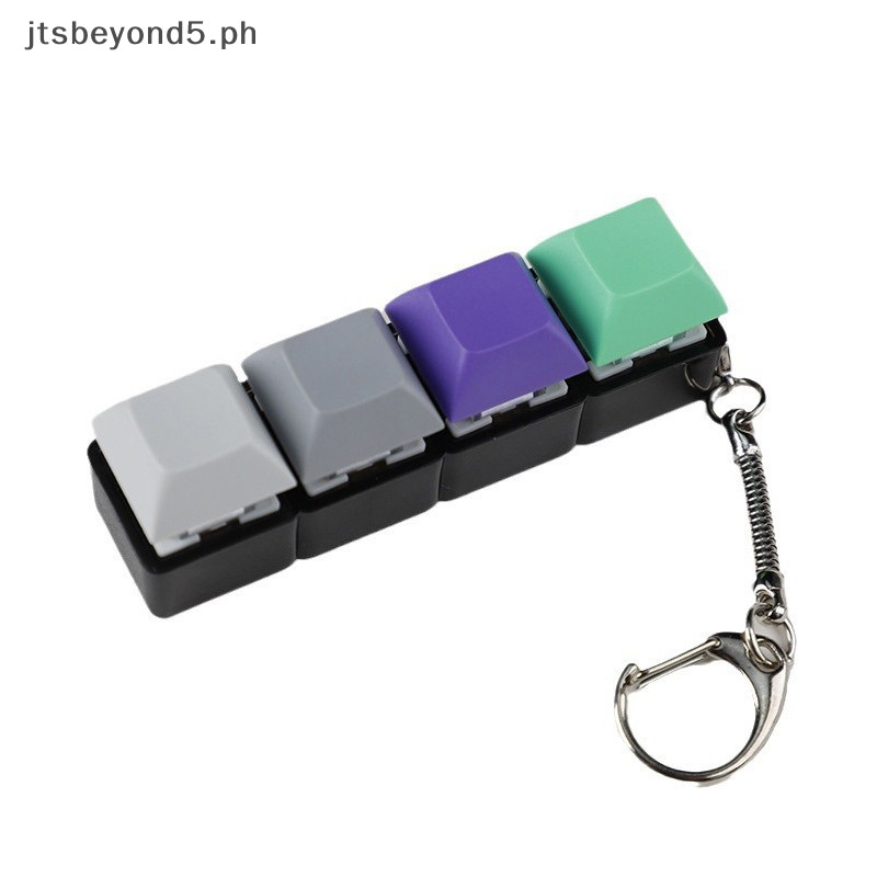 # JTPH # 4-Keys Mechanical Keyboard Key Toy Keychain Party Stress ...