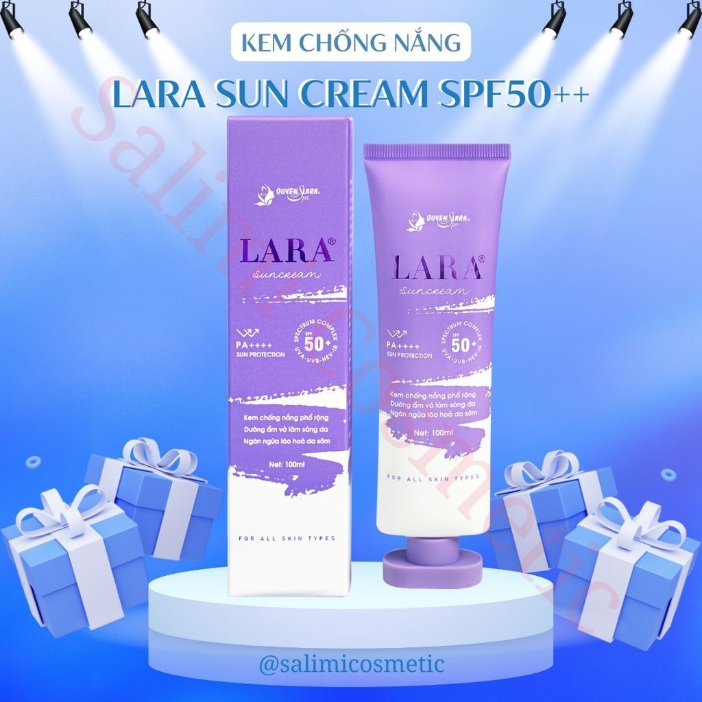 LARA SUN CREAM Sunscreen Quyen Lara, Optimal Sunscreen, Protects Skin ...