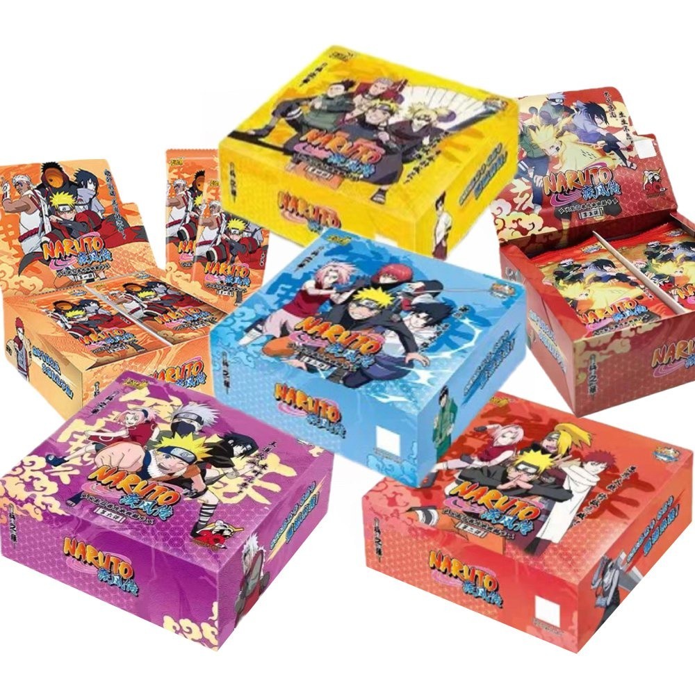 RQKAYOU Naruto Cards Original Complete Collection Series Collection ...
