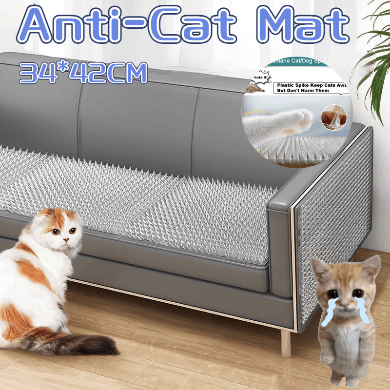 【COD】Anti-Cat Mat 34*42CM Prickle Cat Scat Mat Outdoor Cat Repellent ...