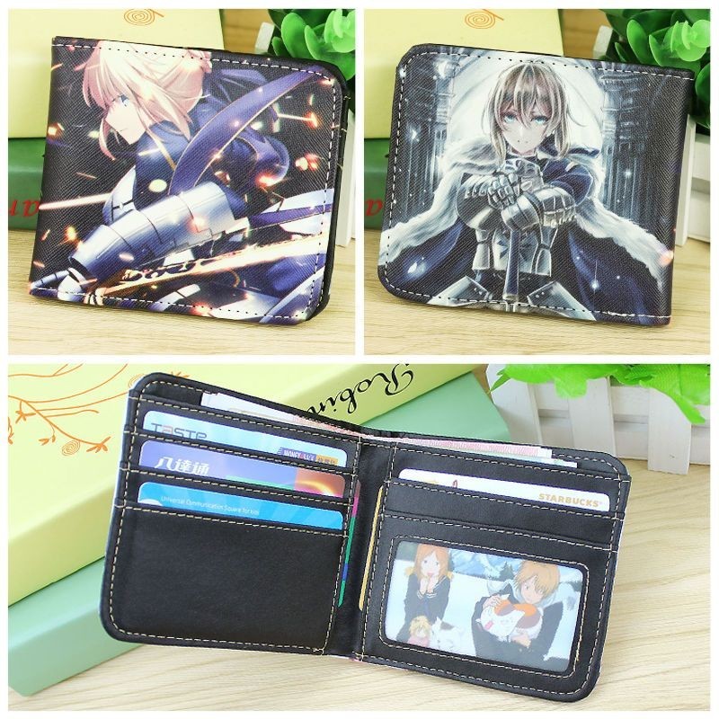 Wanmgbb131419 Anime Merchandise FATE Series Wallet Black Joan of Arc ...