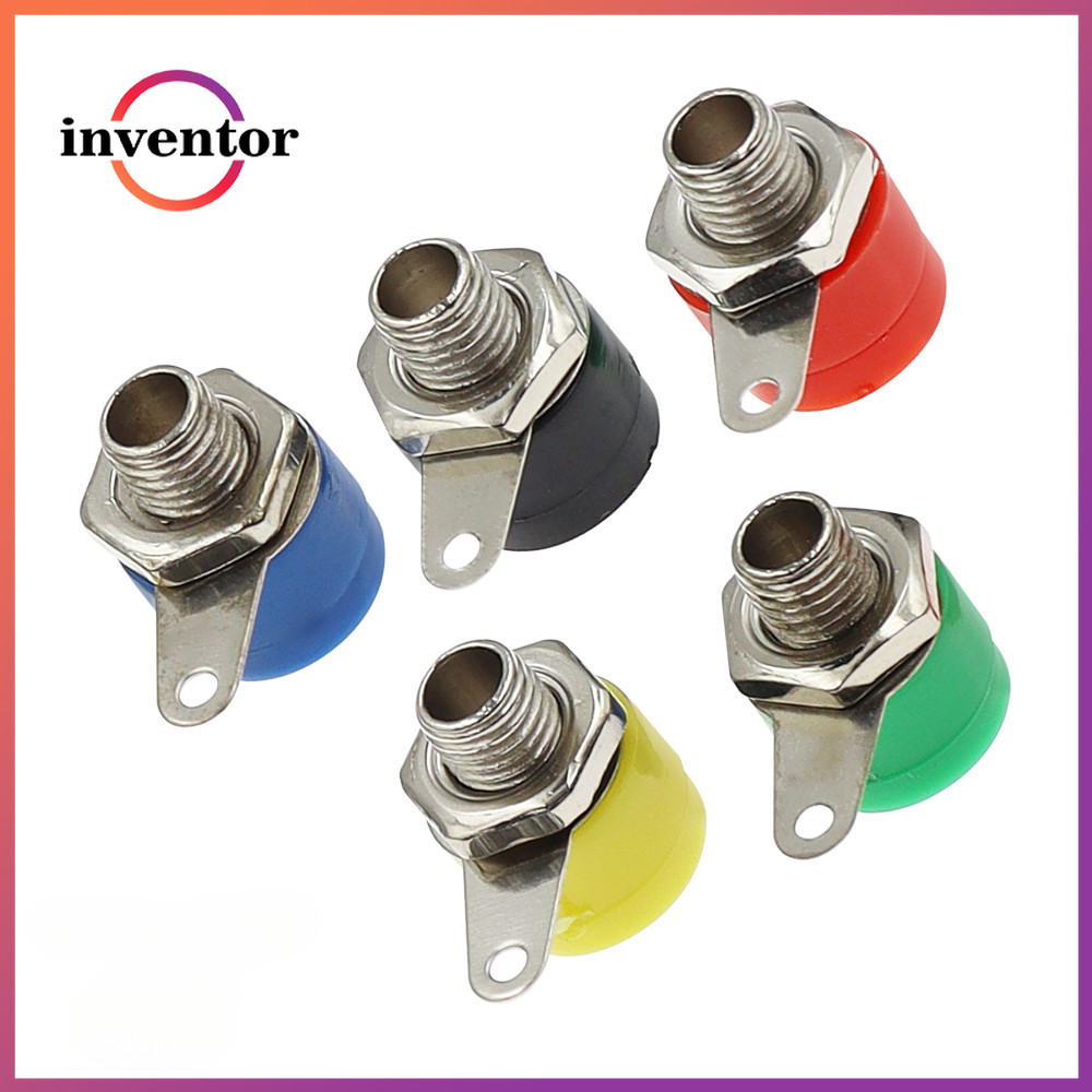 4MM Banana Binding Post Banana Socket Plug Adapter DIY Red Green Yellow ...