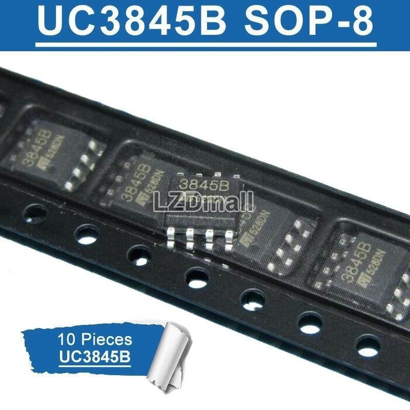 RS+10pcs UC3842B UC3843B UC3844B UC3845B SOP-8 UC3842 UC3843 UC3844 UC3845 SOP8 SOP SMD PWM ...