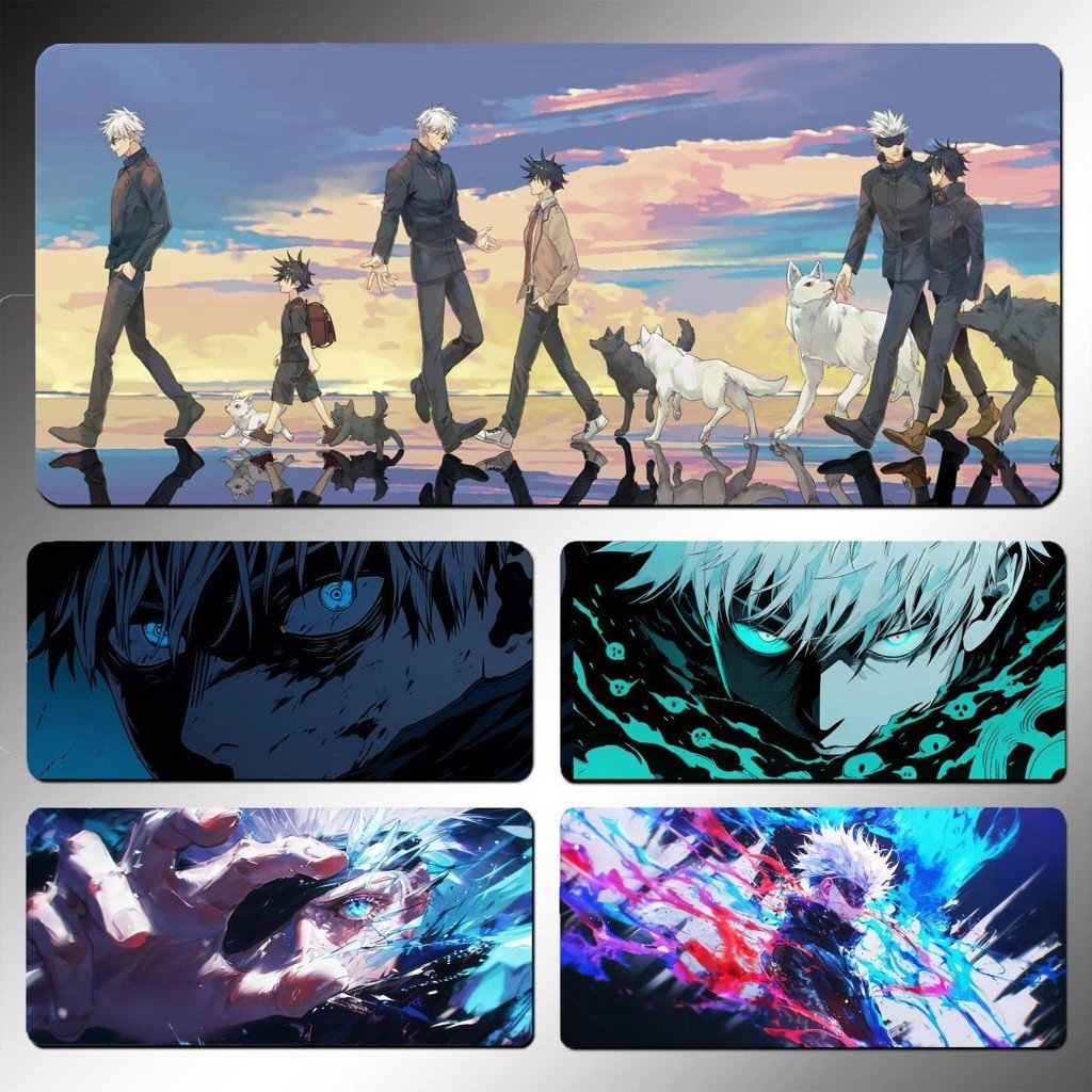 Anime Spell Back to Battle Oversized Mouse Pad Gojo Go Two-Sided Nuo ...