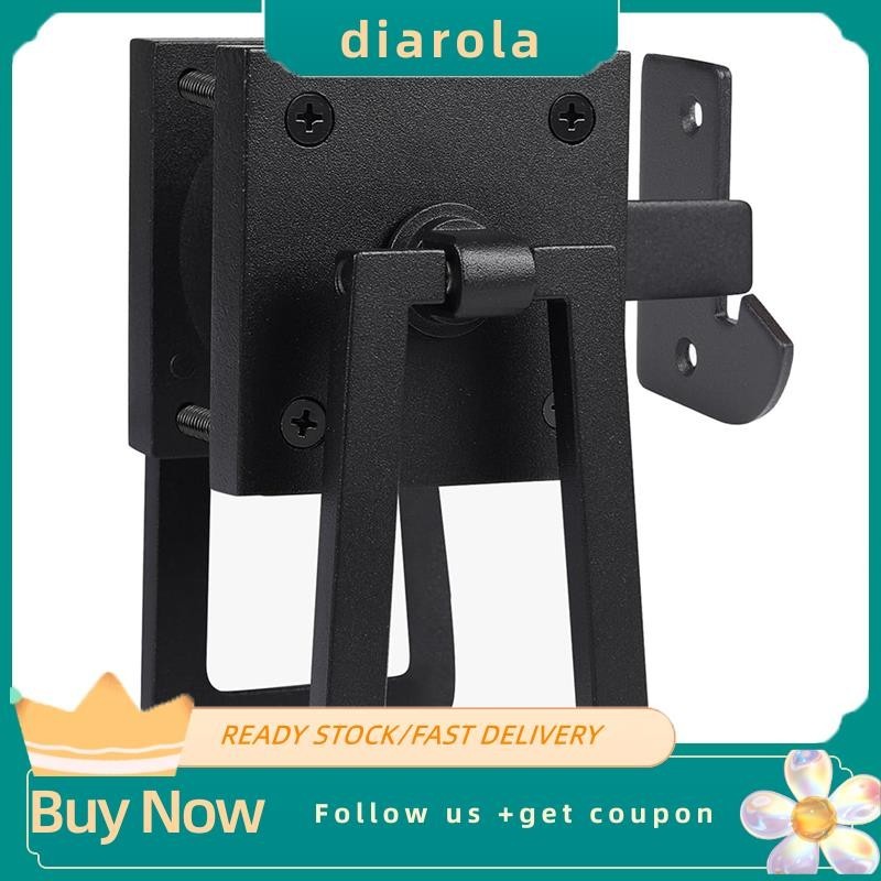 【diarola】Heavy Duty Gate Latch, Double Side Gate Latches, Matte Black ...