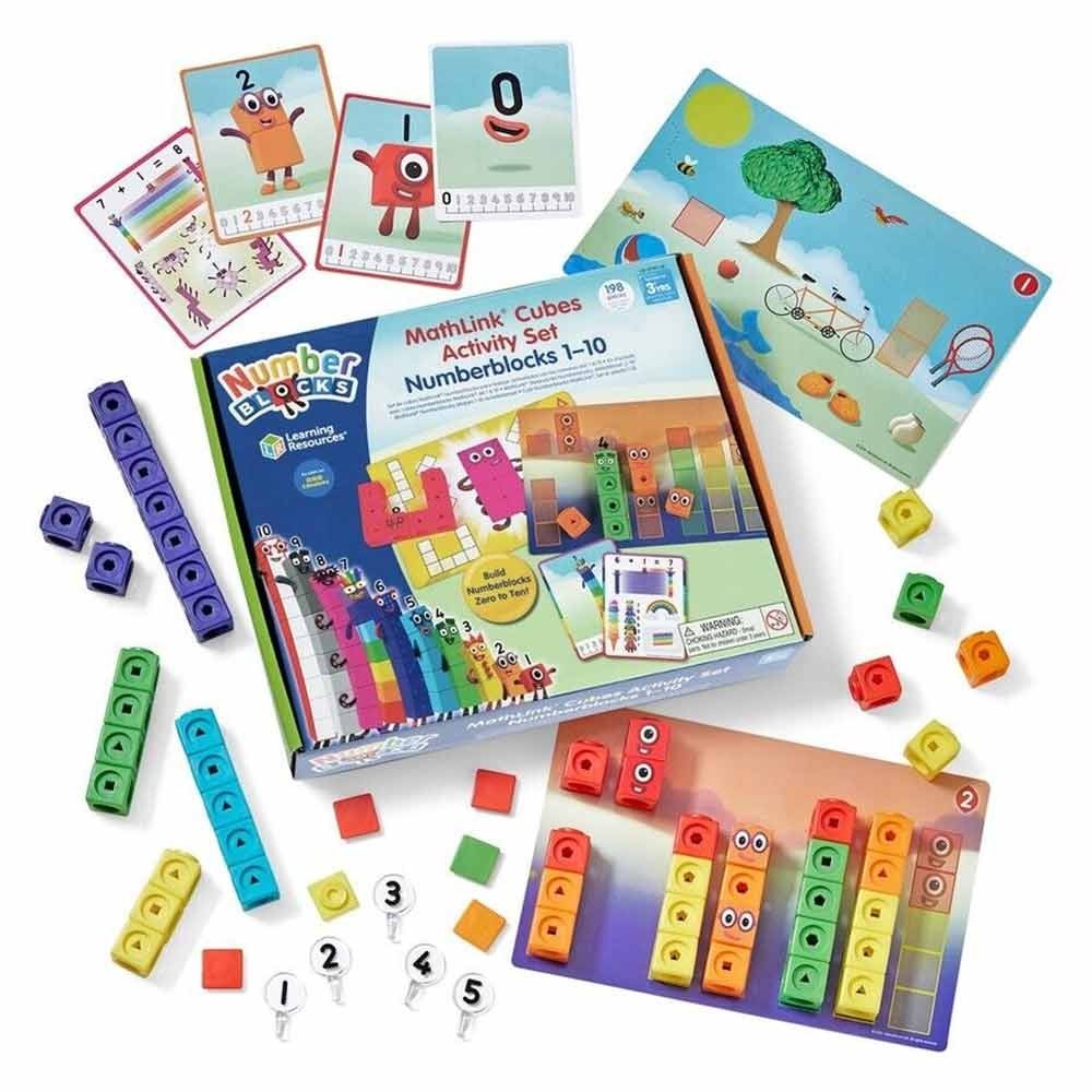 Hand2mind Numberblocks Mathlink Cubes 1 10 Activity Set Shopee Philippines