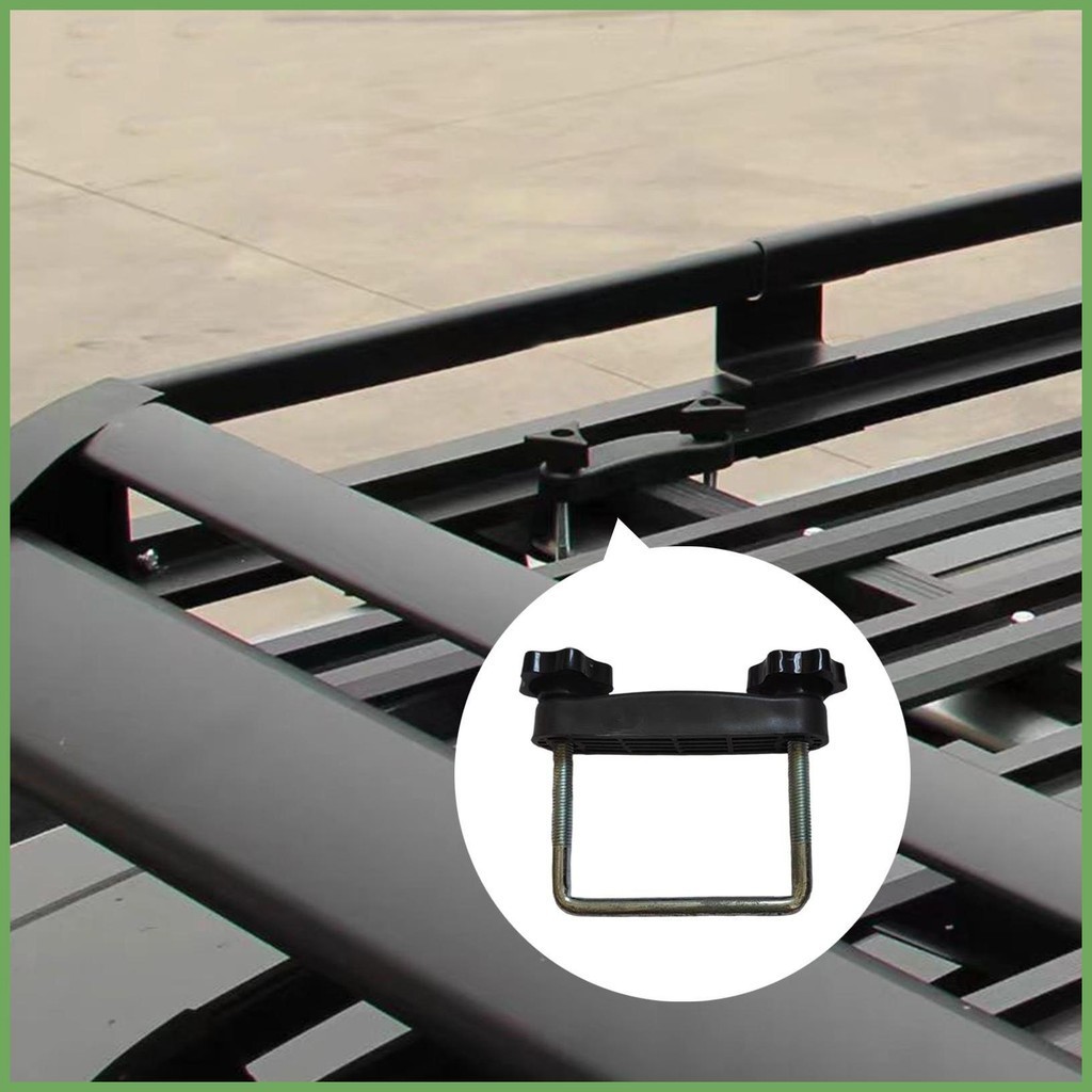 Luggage Rack Clips Roof Box U-Bolt Clamps Mounting Fitting Lock Nuts ...