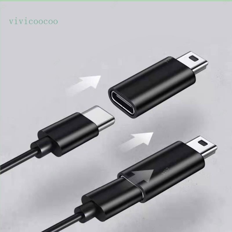 VIVI TypeC to Mini USB Converter Adapter for PS3 controller MP3 player ...
