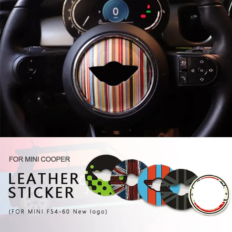 Steering Wheel Stickers For Mini cooper Accessories F54 F55 F56 F60 New ...