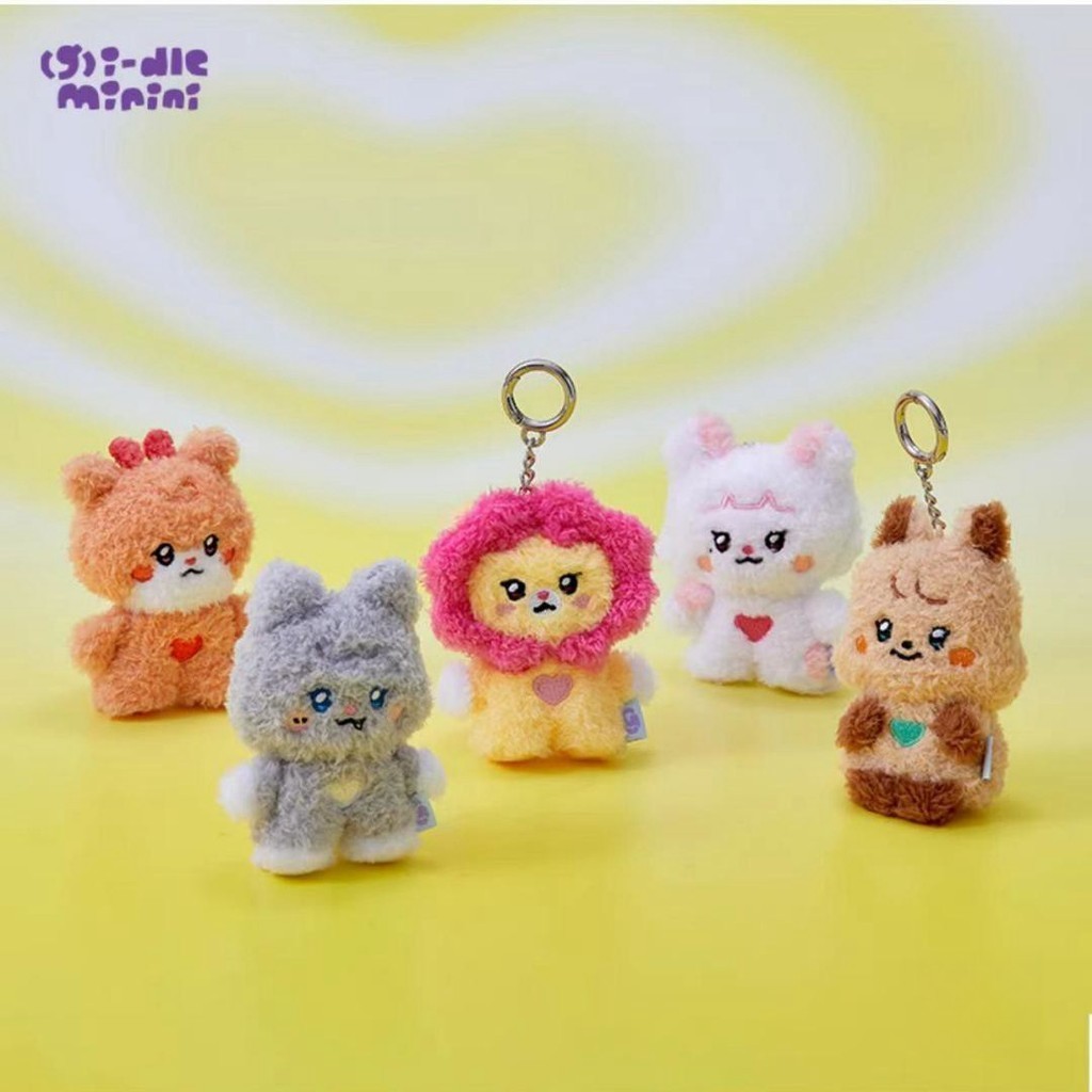 10cm Kpop Idol (G)I-DLE Plush Dolls Keyring Gidle Minini Stuffed ...