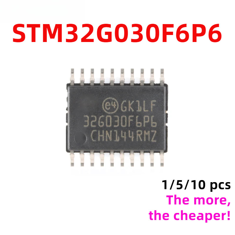 10pcs/1pc STM32G030F6P6 STM32 STM32G030 STM32G030F6 TSSOP-20 ARM Cortex ...