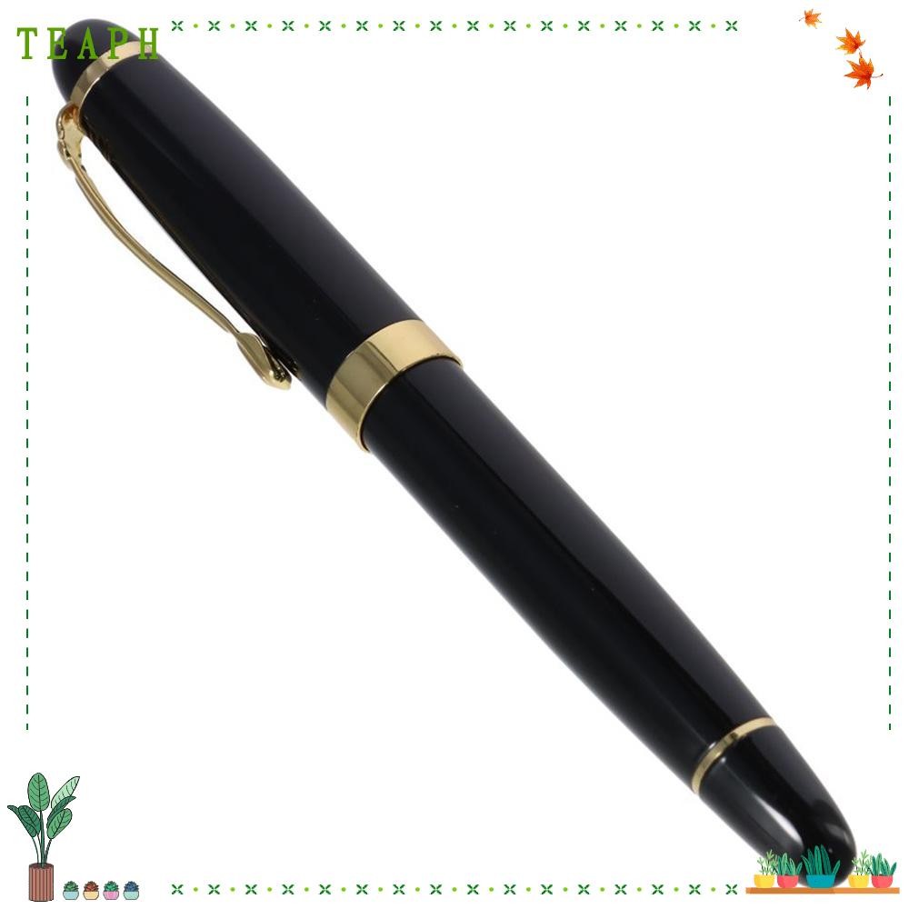 TEAPH Black Classic Pen, Converter Normal Nib Fountain Pen, Converter ...