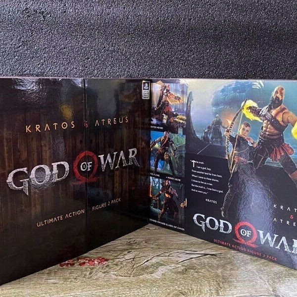 NECA 2018 God of War 4 Kratos Atreus Father and Son Joint Movable ...
