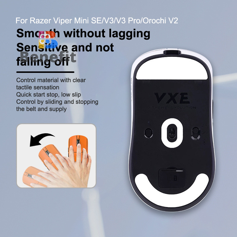 Benefit> Anti-Slip Gaming Mouse Foot Sticker Pad For Razer Orochi V2 ...