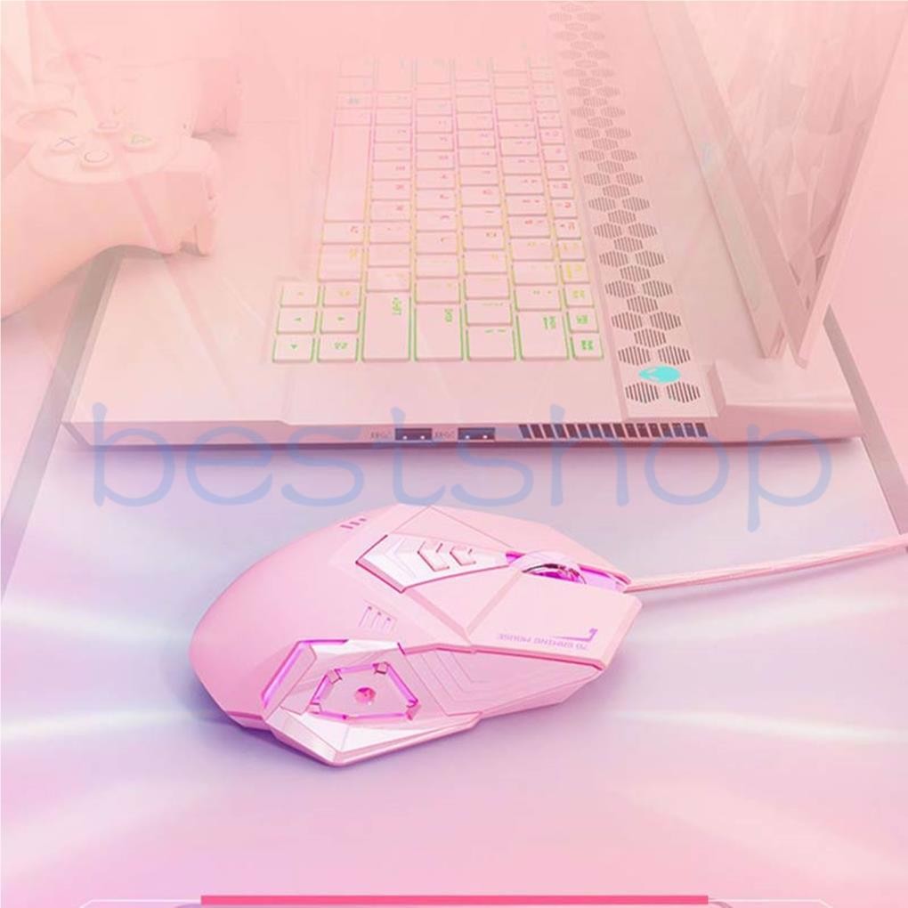 Gaming Mouse Wired USB Ergonomic Game RGB Office Mouse Optical Computer ...