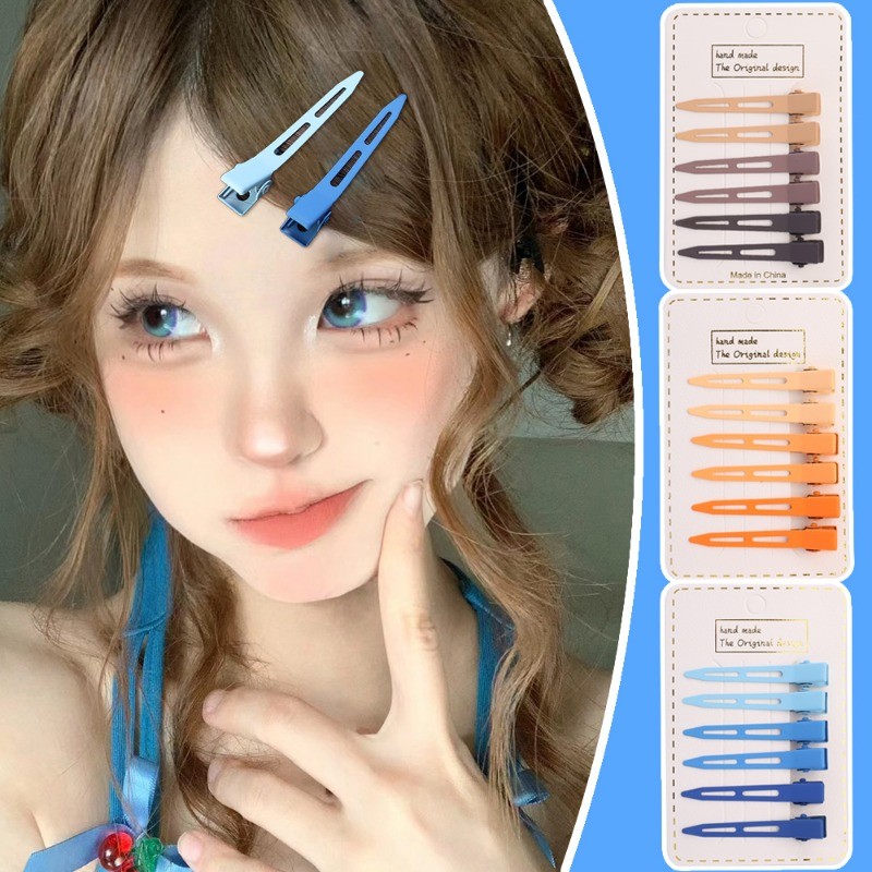6Pcs Metal Hair Root Fluffy Clips - Traceless Hairpins - Salon Hair ...