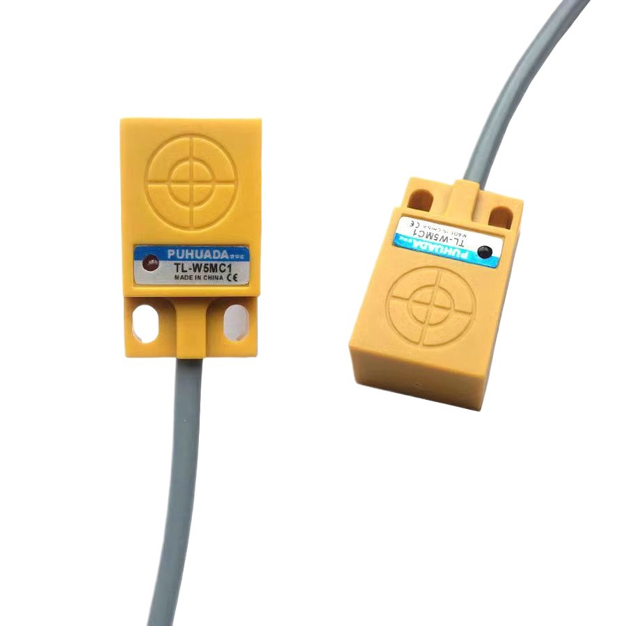 Flat square front metal induction proximity switch TL-W5MC1/B1 NPN/PNP ...